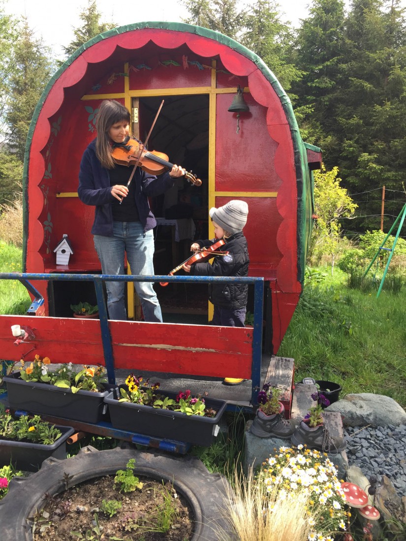 Gypsy Wagon TV launched high above the Fintown hills - Donegal News