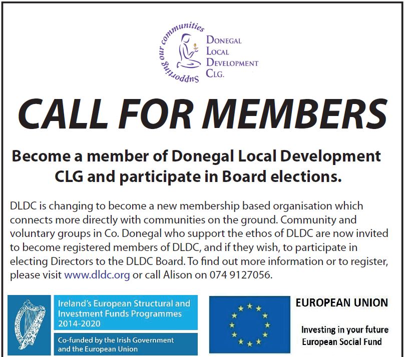 Call for Community & Voluntary Group Members - Donegal News