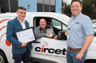 Circet Ireland presented with major international award - Donegal News