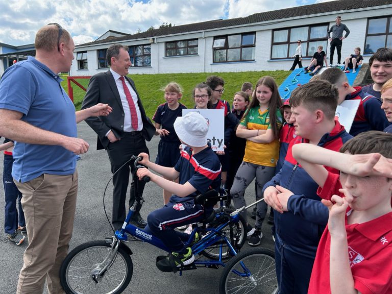 St Bernadette's in Letterkenny celebrates mobility trike arrival ...