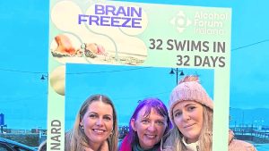Brain Freeze: Paula Leonard’s dip a day raises more than €5,000 ...